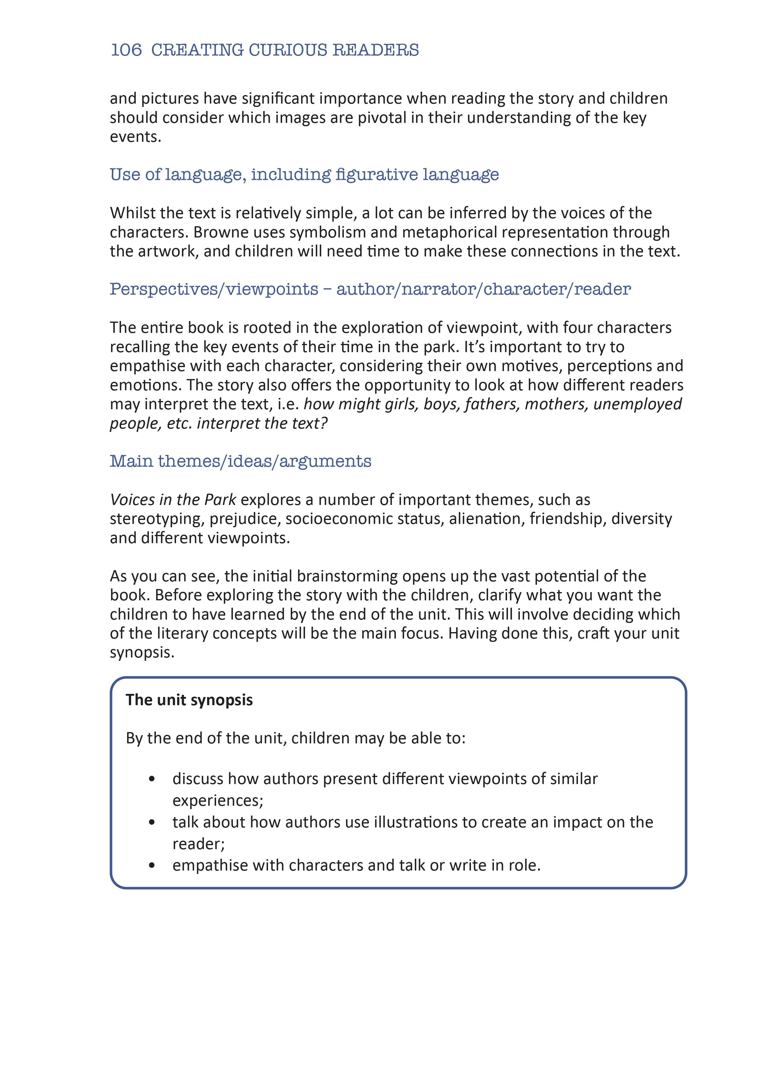 Creating Curious Readers – Talk for Writing Bookshop