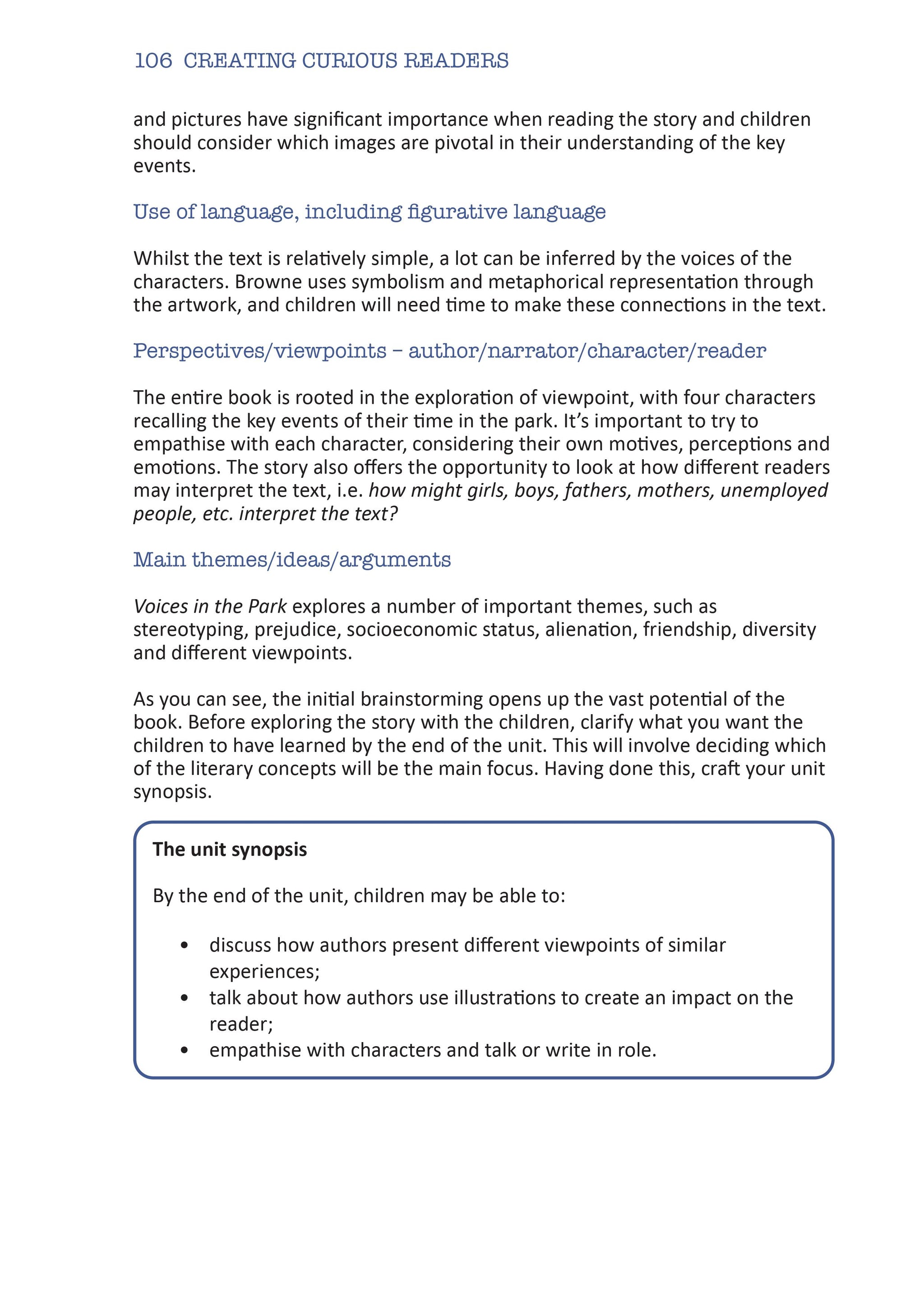 Creating Curious Readers – Talk for Writing Bookshop