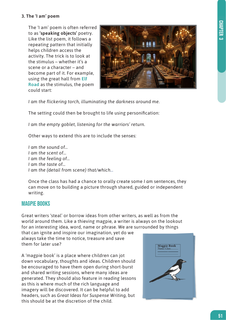 Inspiring Creative Writers – Talk for Writing Bookshop
